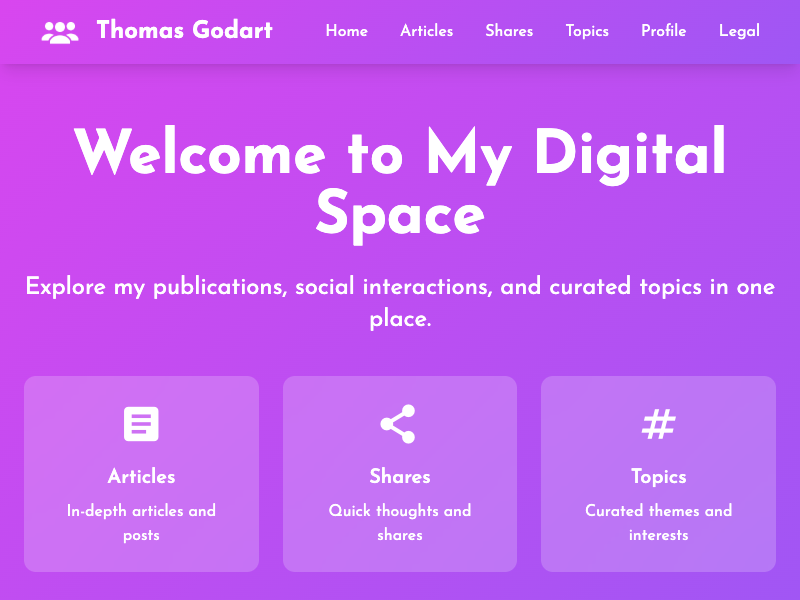Thomas Godart | My Portfolio